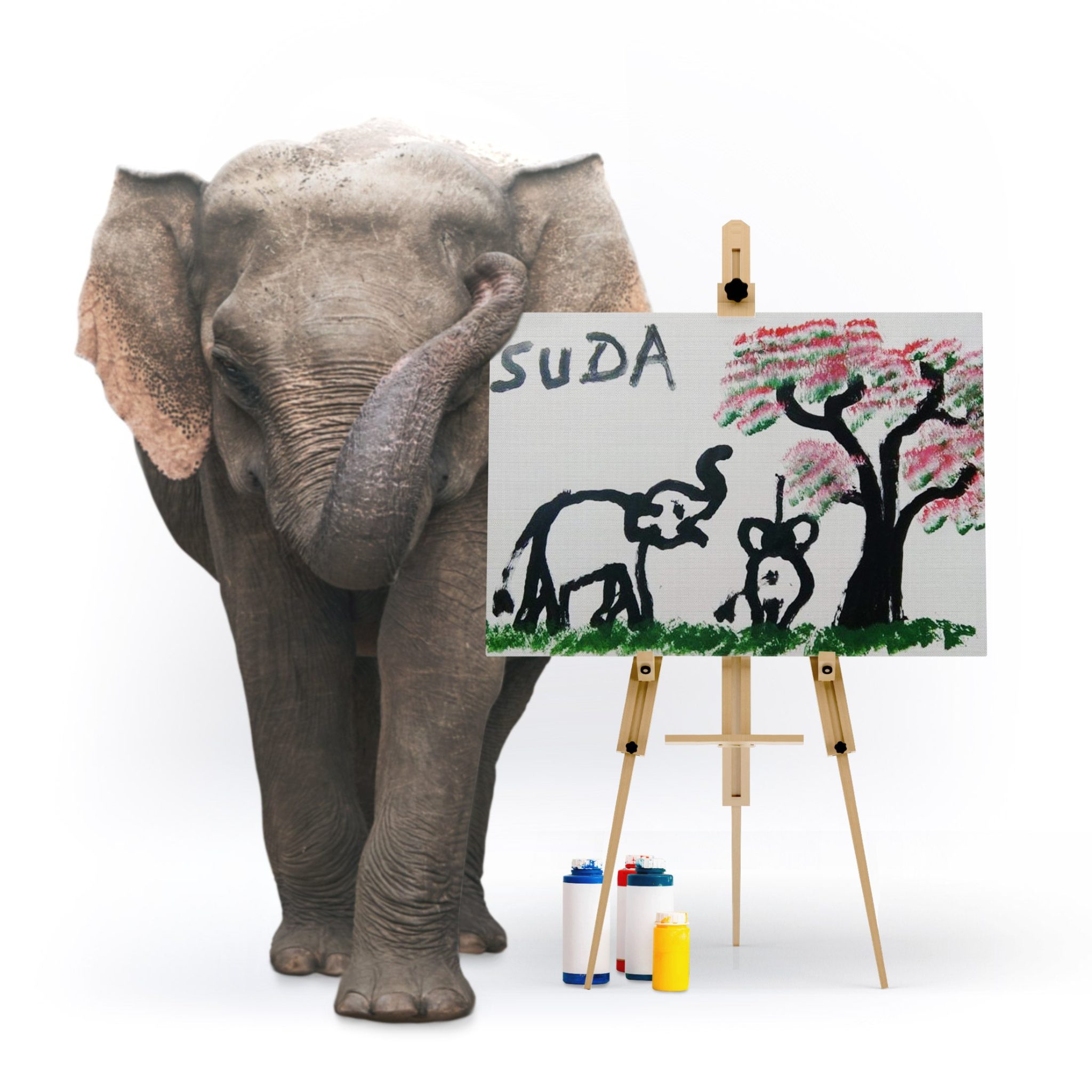 Paintings By Suda | Elephant Art Online